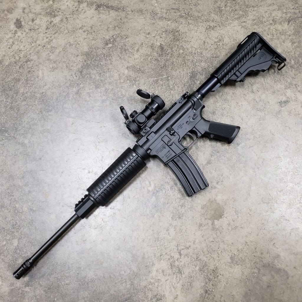 Buy DPMS A-15 5.56 AR-15 Rifle with Barska Red Dot Optic Red/Green ...